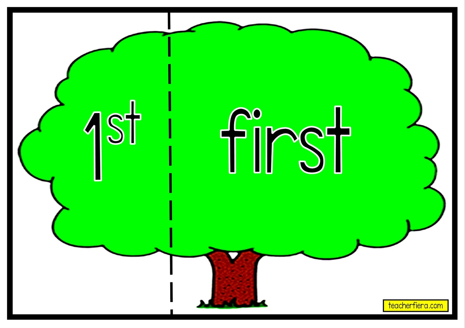 teacherfiera.com: ORDINAL NUMBERS (MATCHING ACTIVITY)