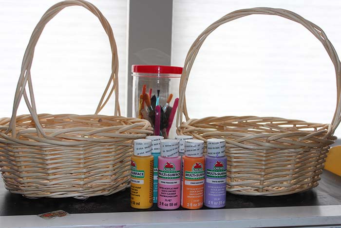 Painting Baskets for Family Dinner Book Club: Anna Hibiscus | Sunny Day ...