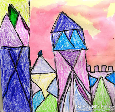 Paul Klee Castles (2nd) | Art with Mrs. Nguyen