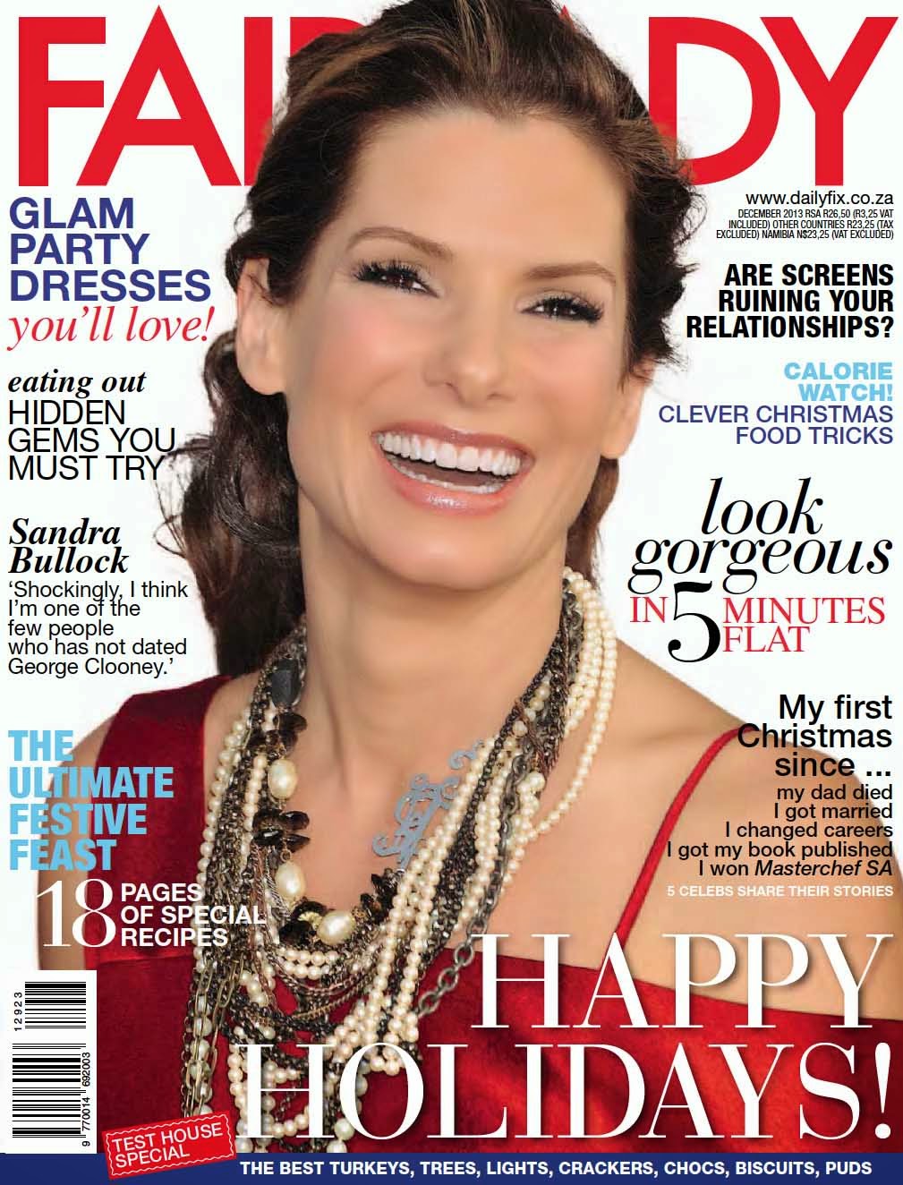 Sandra Bullock Magazine Photoshoot For Fairlady Magazine December 2013 ...