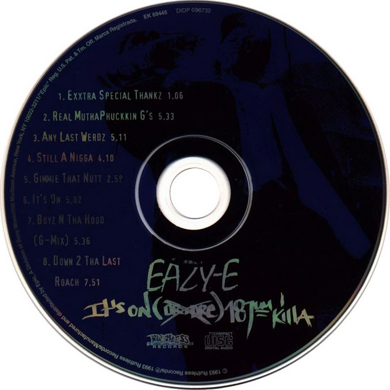 Eazy-E - It's On (Dr. Dre) 187um Killa (1993) Flac + 320kbps * RlsMaradona