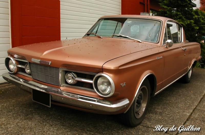 BLOG DO GUILHON CAR: Plymouth Barracuda Fastback Coupe 1964