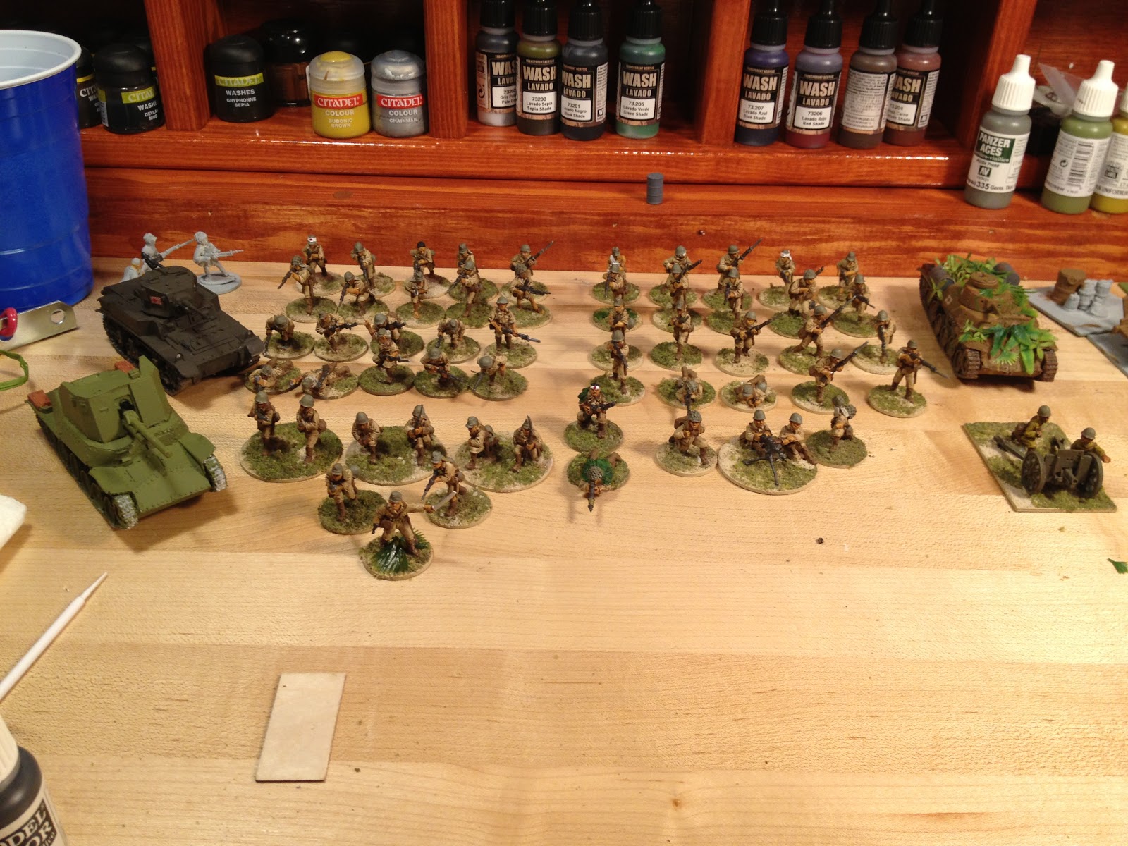 Lair of the Uber Geek: Bolt Action Japanese Force - So Far....