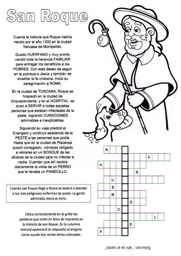 16 de agosto: SAN ROQUE ~ Catequesis de la Diócesis de Santiago de ...