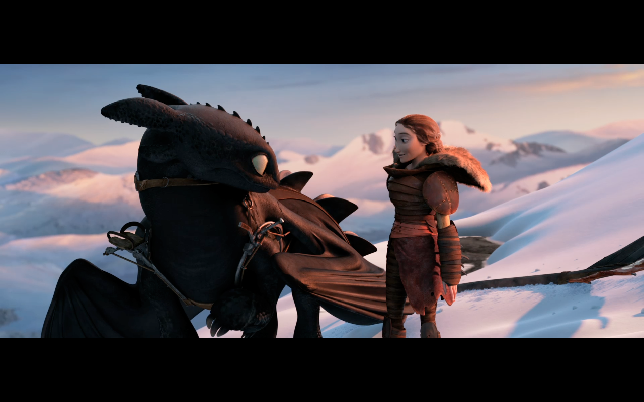 Toothless the Nightfury: Screecaps from the trailer!
