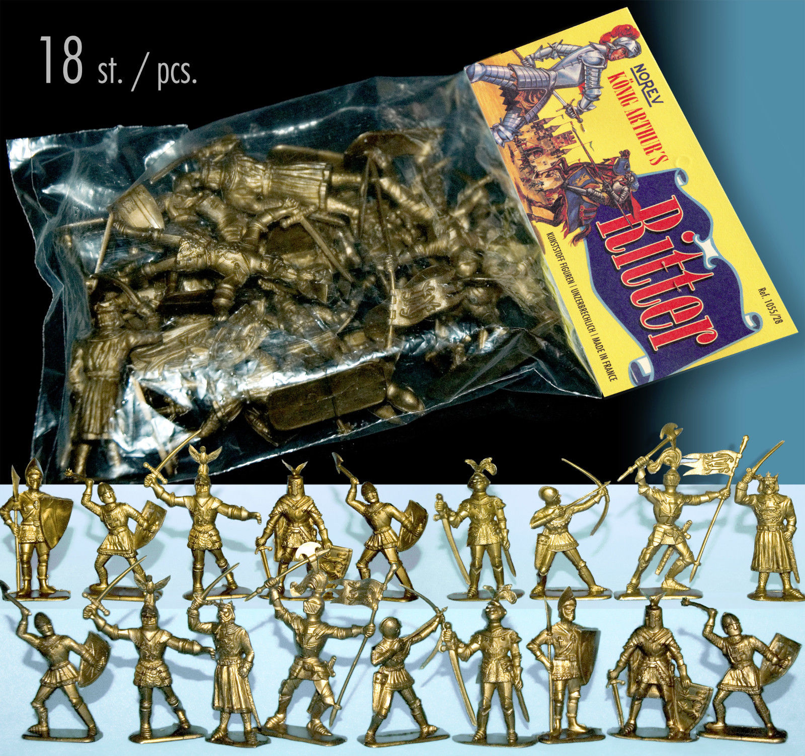 TOY SOLDIERS & VINTAGE GAMES: König Arthur's Ritter