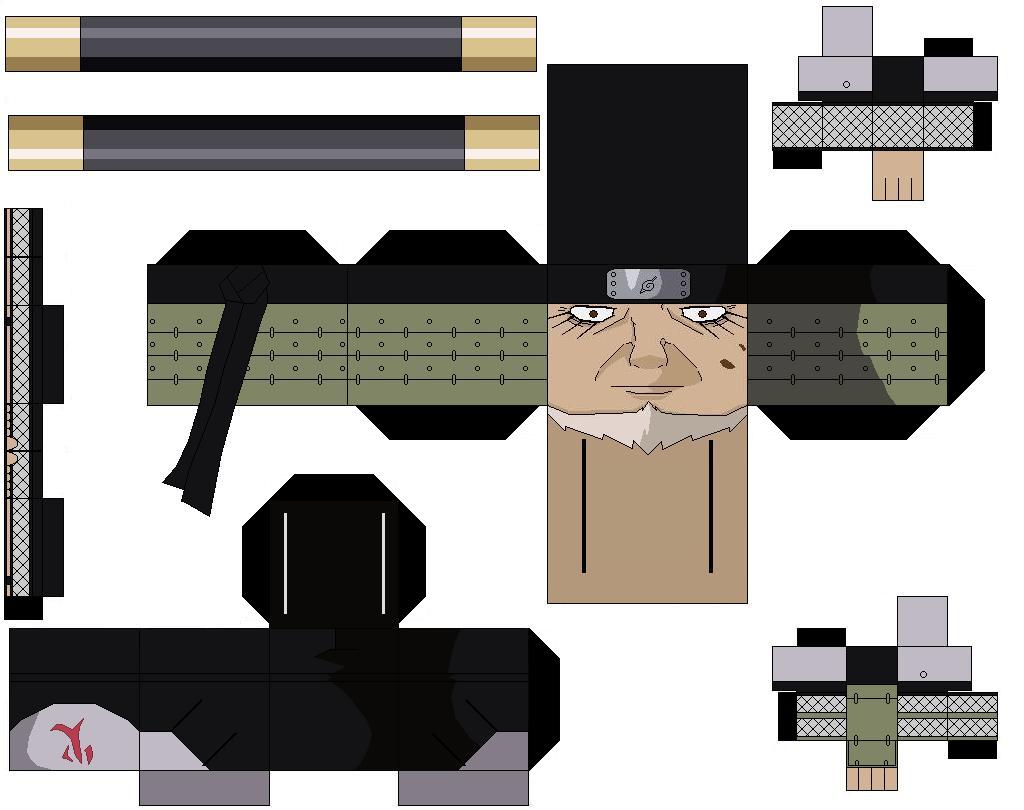 best naruto cubeecrafts: 3 hokage cubeecraft