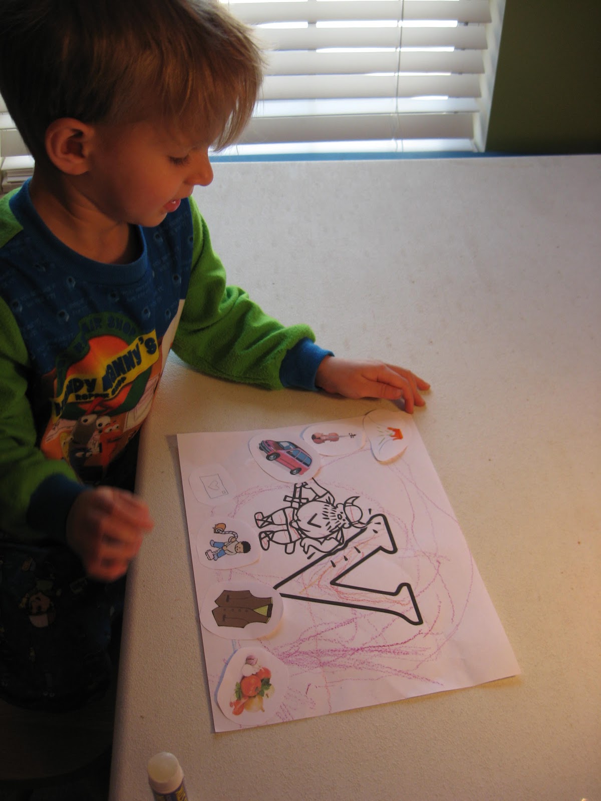 Fumbling Through Homeschooling: Tot School- Letter of the Week- Letter Vv