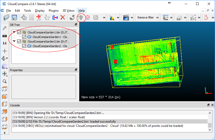 dominoc925: How to enable Cloud Compare's Fine Registration (ICP) command