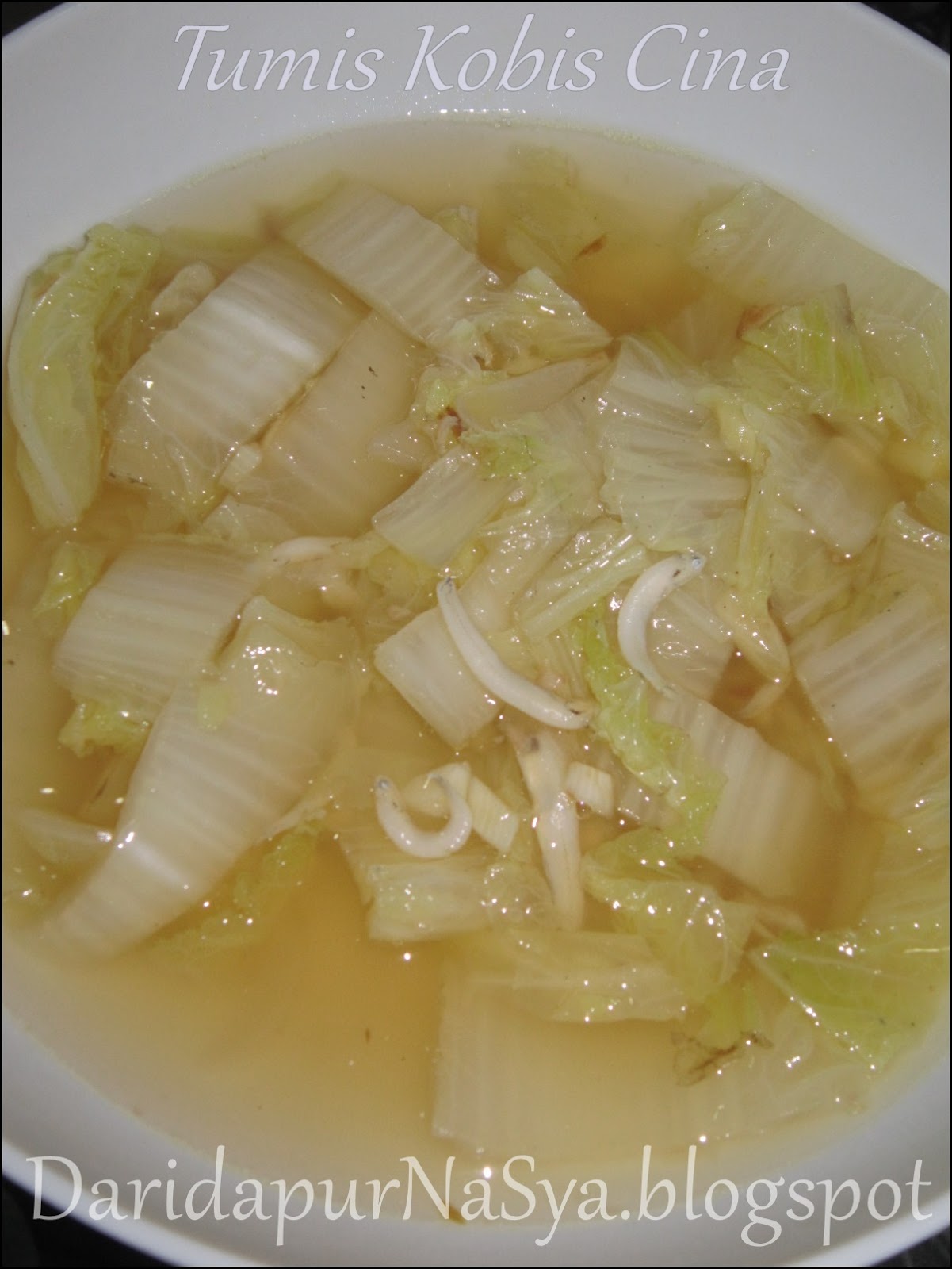 Dari Dapur NaSya: Tumis Kobis Cina