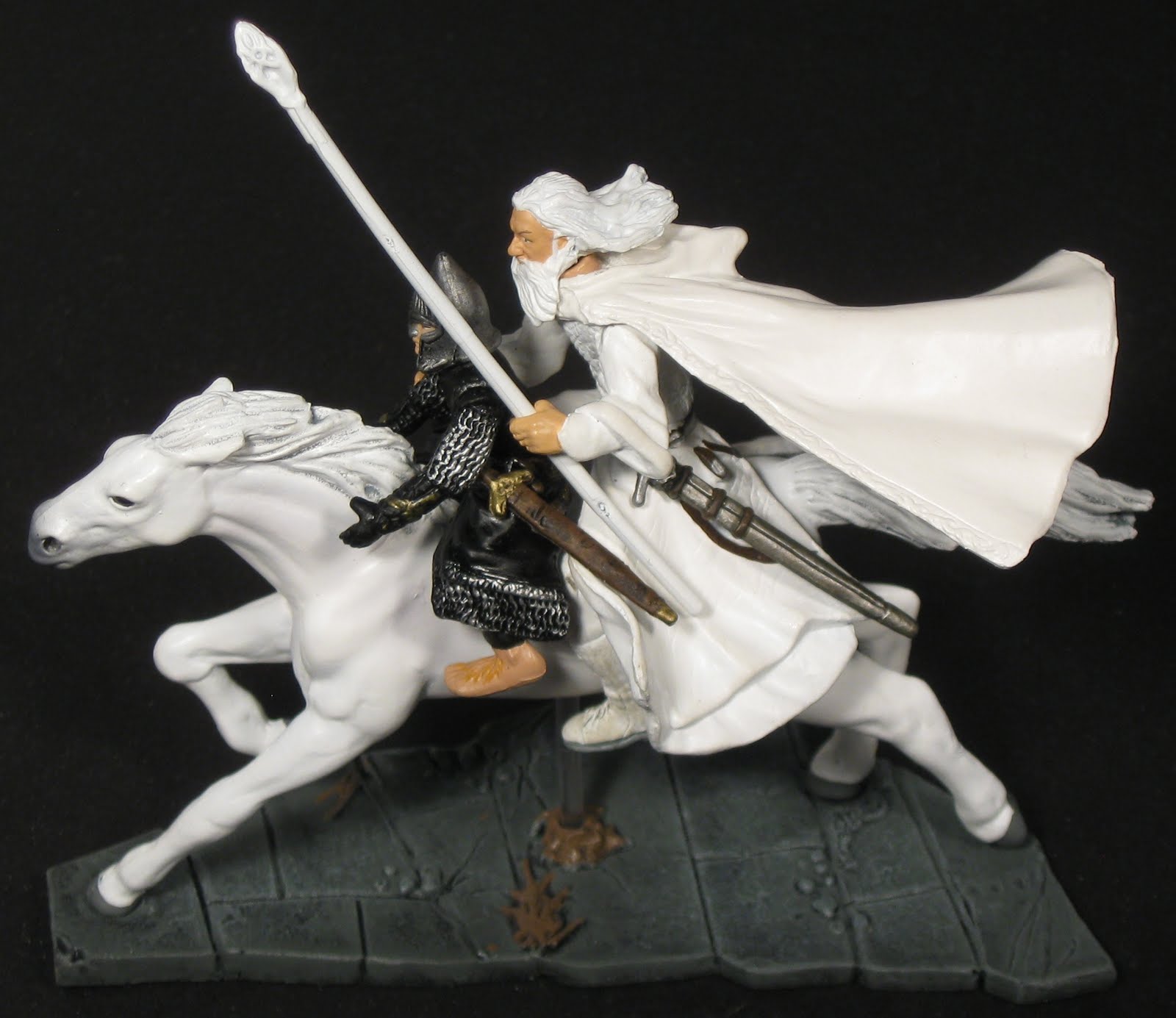 Toys and Stuff: AOME LOTR Pippin in Gondorian Armor with Gandalf on ...