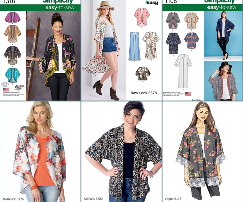 Coco's Loft: New Look 6378 - A Kimono shrug-gy top!
