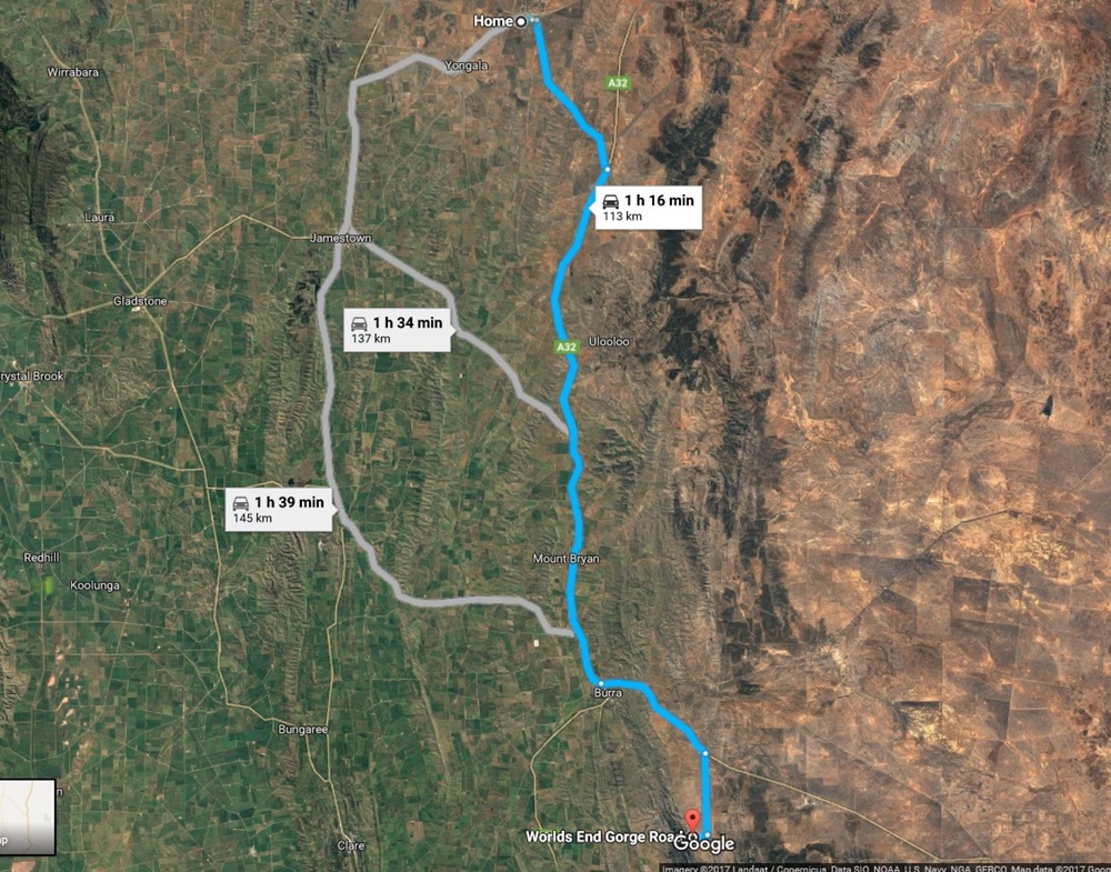 My Honda ST1100A/ST1300A Motorcycle Trips: 2017-08-13 BYO RTE Burra ...