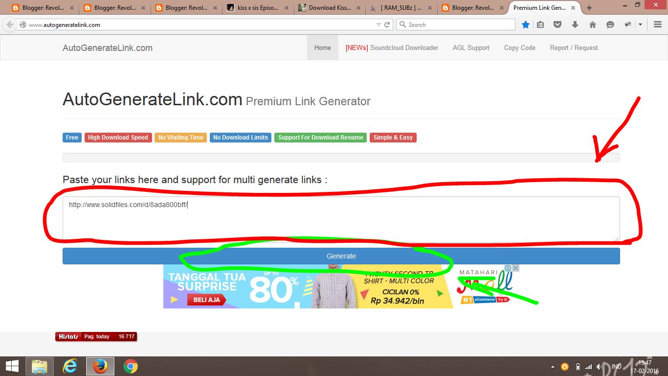 Cara download solidfiles di PC