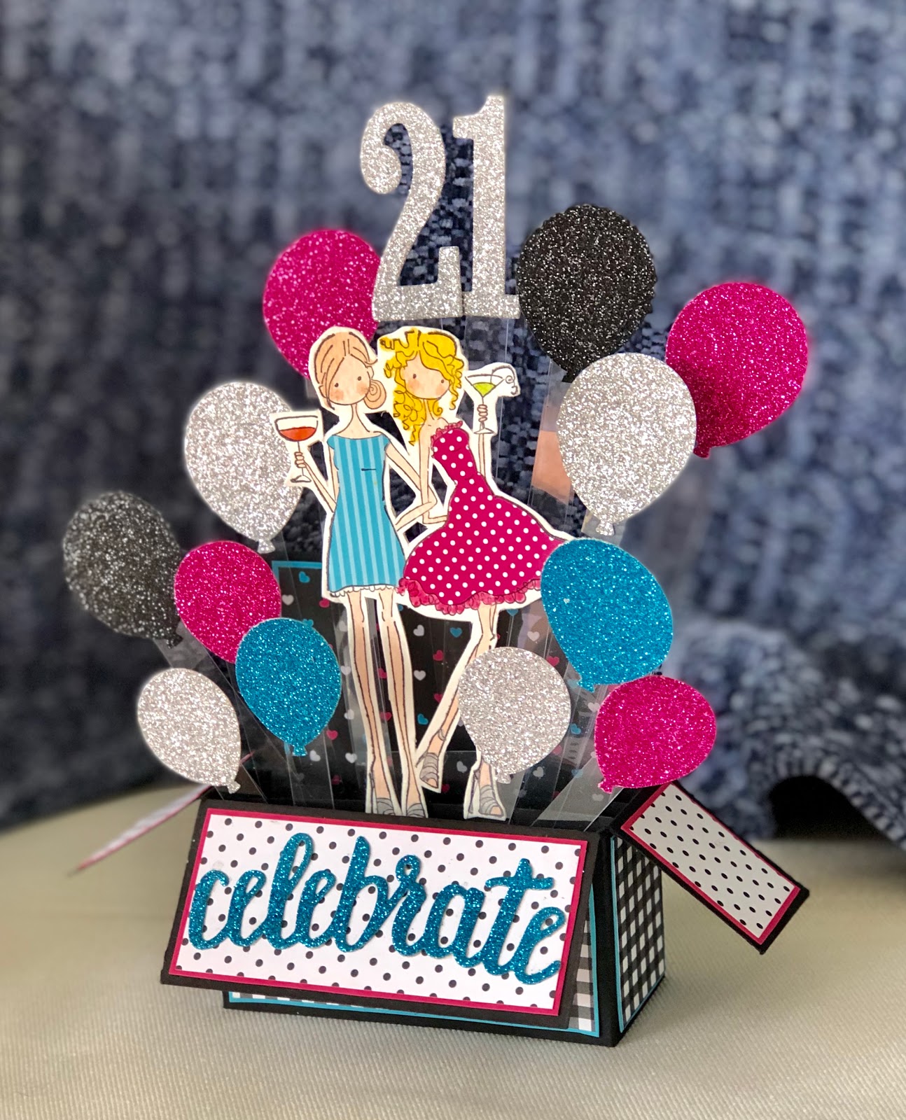 Kerry's Papercraft: Happy 21st Lozzy!