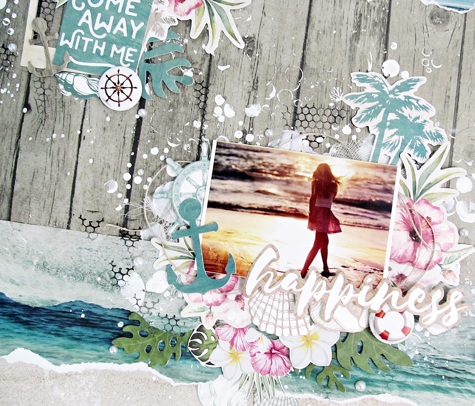 Kalalayaa's Art Stuido: Tropical beachy layout