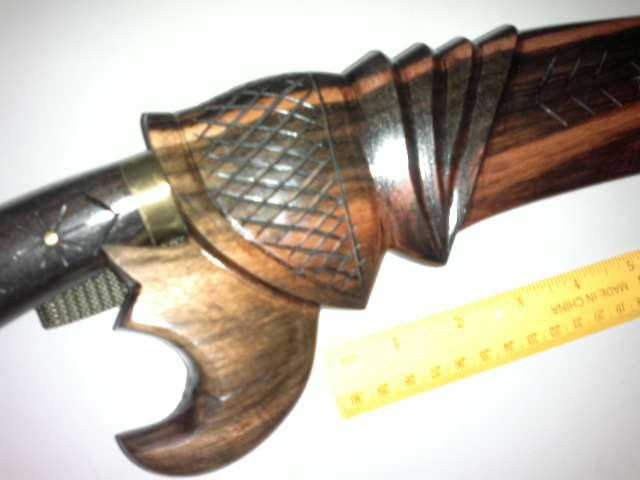 Parang Online: Parang Sembelih 15 inci .. Besi Spring / Kayu Malam