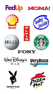 Logos everywhere always: Logo parodies