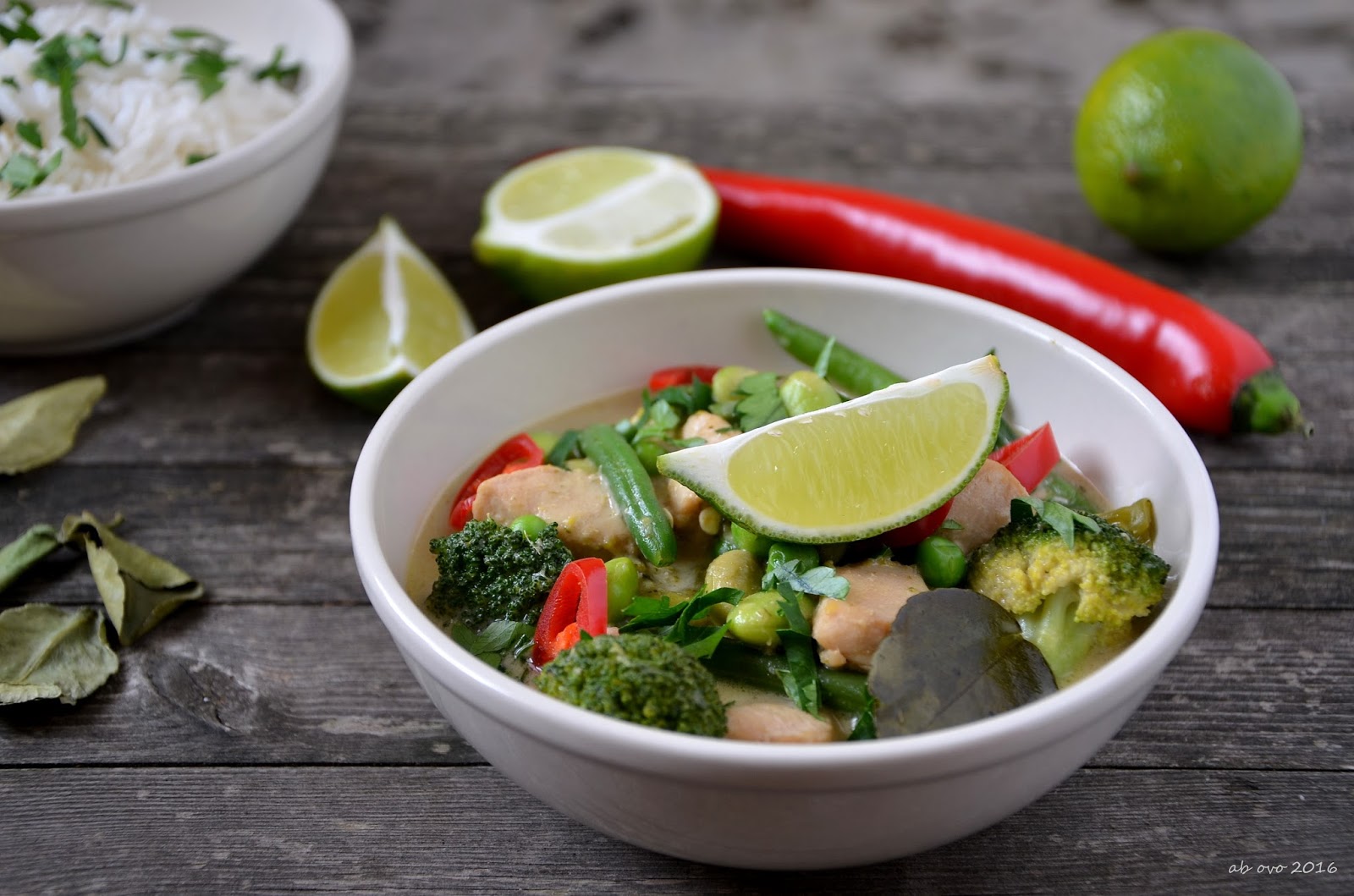 Ab oVo. Blog di ricette: Curry verde thai di pollo