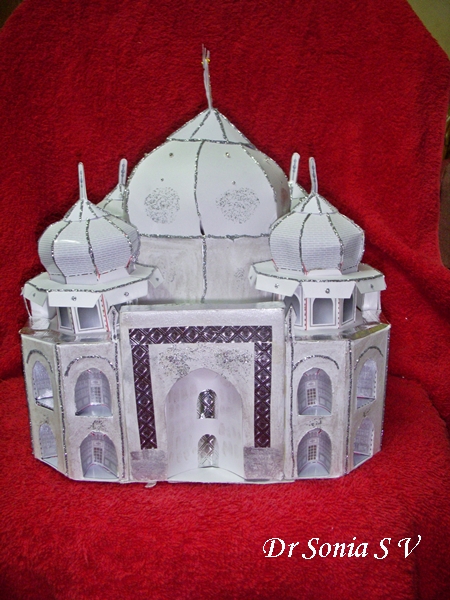 Cards ,Crafts ,Kids Projects: Taj Mahal Paper Model