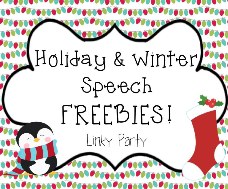 Schoolhouse Talk!: Holiday and Winter FREEBIES!