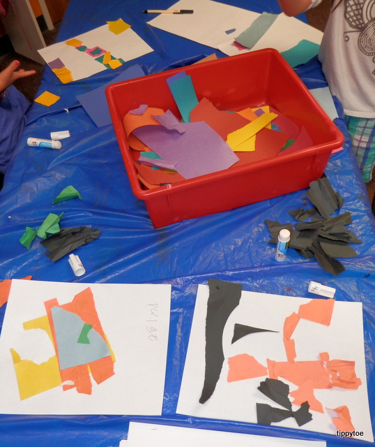 Tippytoe Crafts: Torn Paper Art