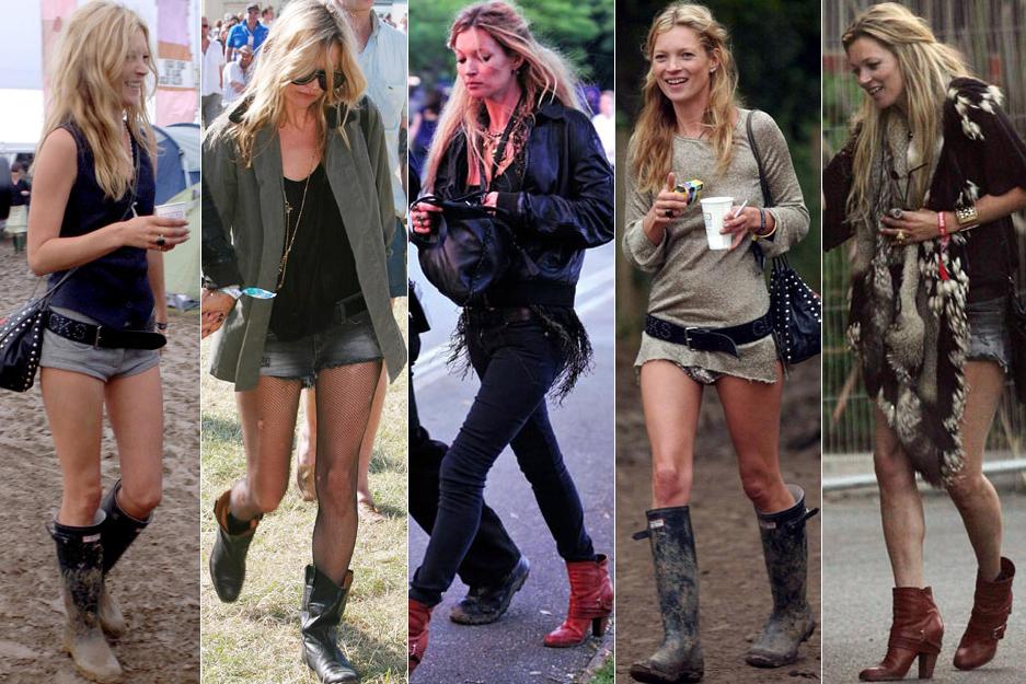 oasisblues: Kate Moss at the Isle of Wight festival with Beady Eye