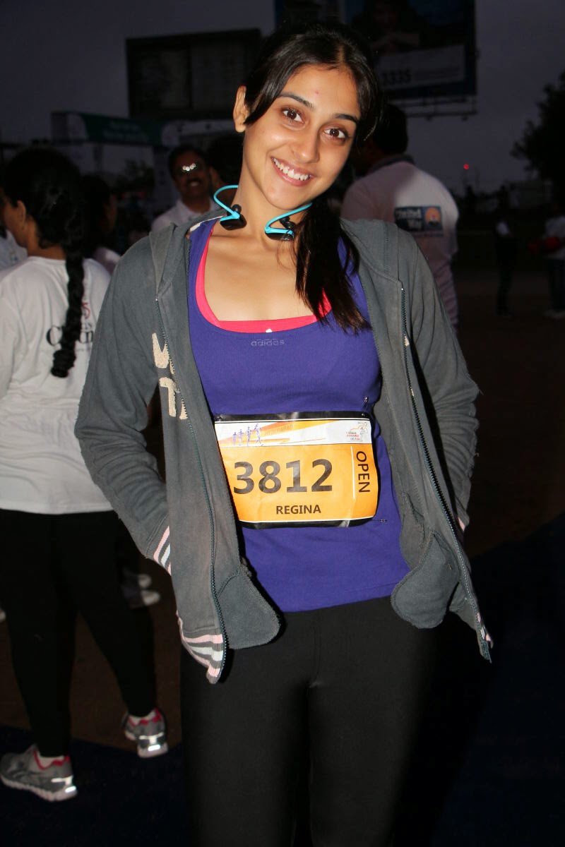 Regina Cassandra In Tight Pants At Hyderabad 10k Run Electrihot