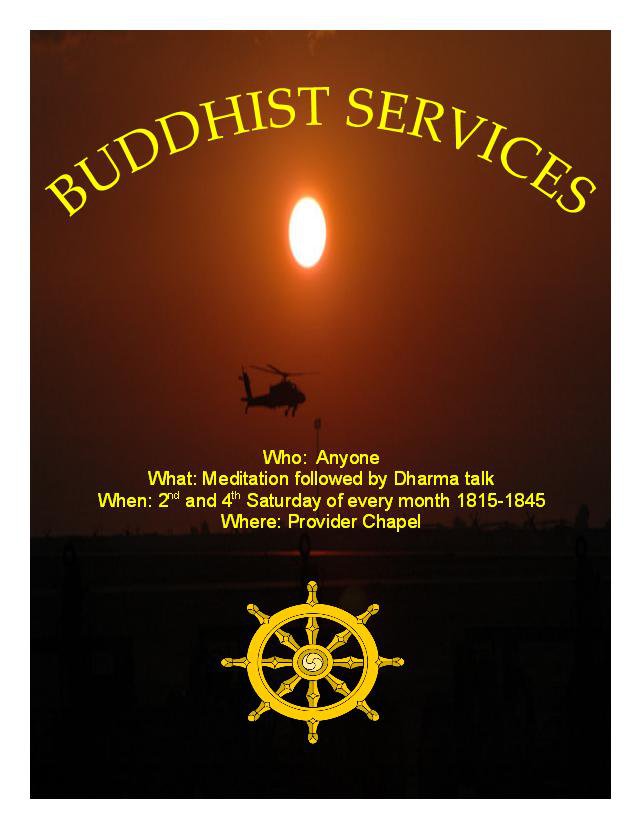 Buddhist Military Sangha: Buddhist Services at Joint Base Balad, Iraq