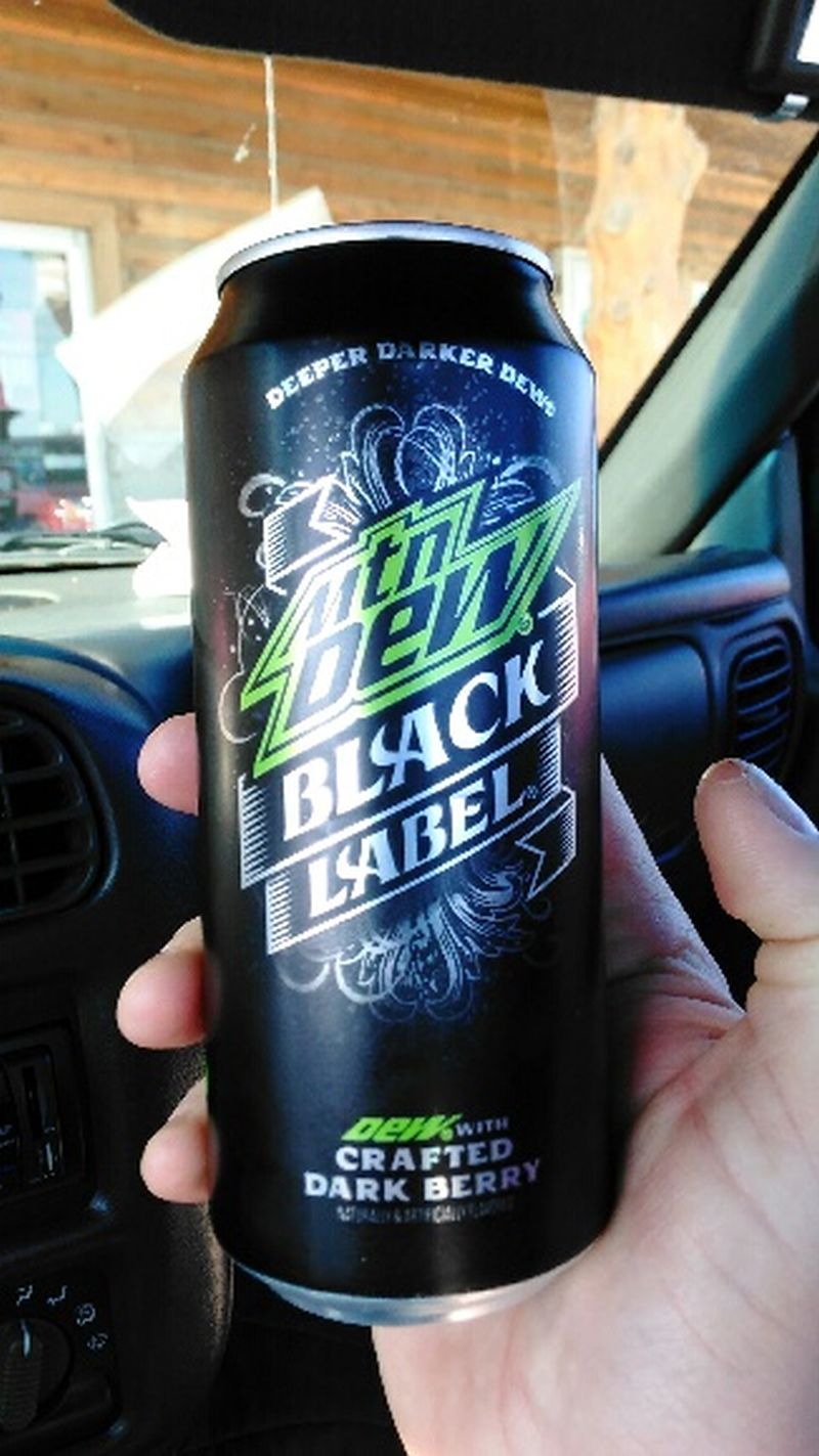 Soda Can Collection: Mtn Dew Black Label