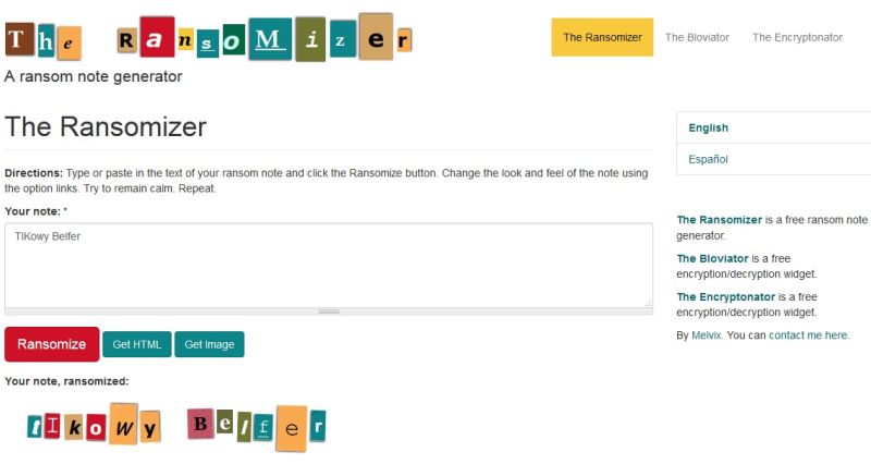 TIKowy Belfer: Generatory ozdobnych napisów on-line