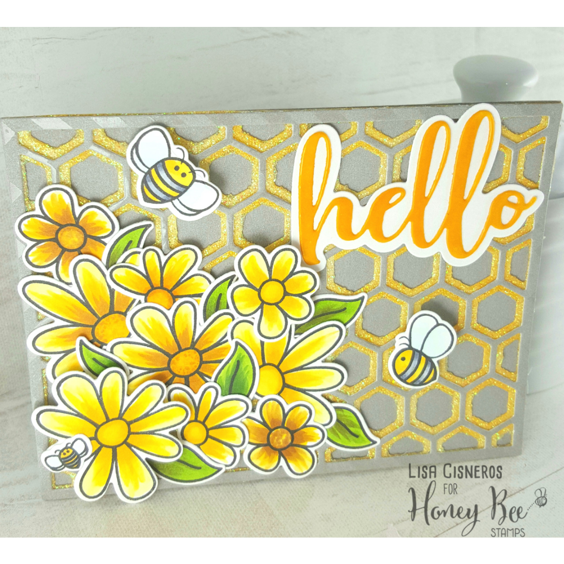 Happy Papercrafts!: A Honey Bee Hello!