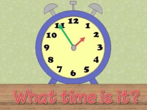 OUR ENGLISH CLASS: What time is it? / What´s the time, please?