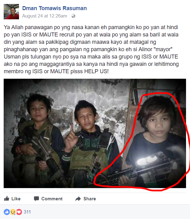 Mom Cries For Help, Lost Son Turns Up as a Maute Child Warrior? - Pinoy ...