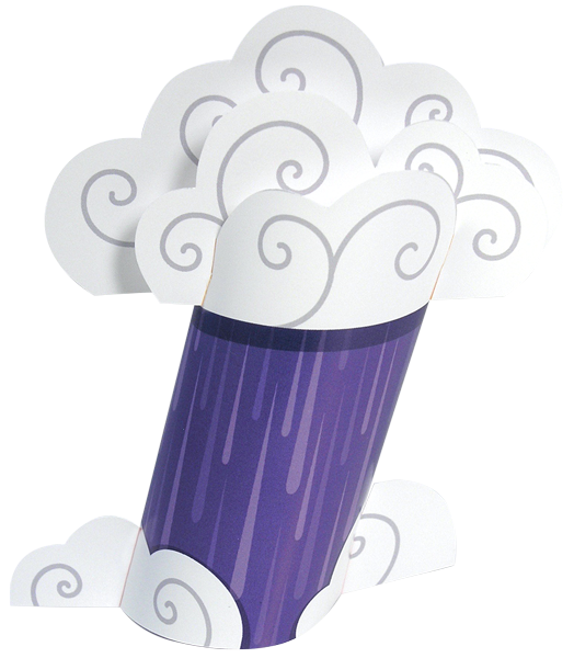 Desktop Gremlin Purple Rain Papercraft | Papercraft Paradise ...