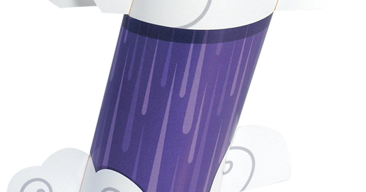 Desktop Gremlin Purple Rain Papercraft | Papercraft Paradise ...