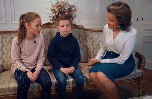 Queen Mathilde gave an interview to RTBF's children's show 'Niouzz'