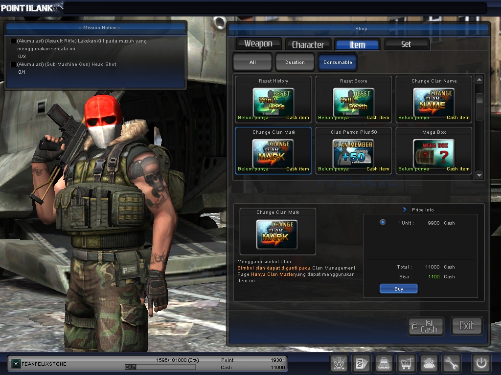 cara mengganti lambang / simbol clan Point blank (PB) | Tips_techo