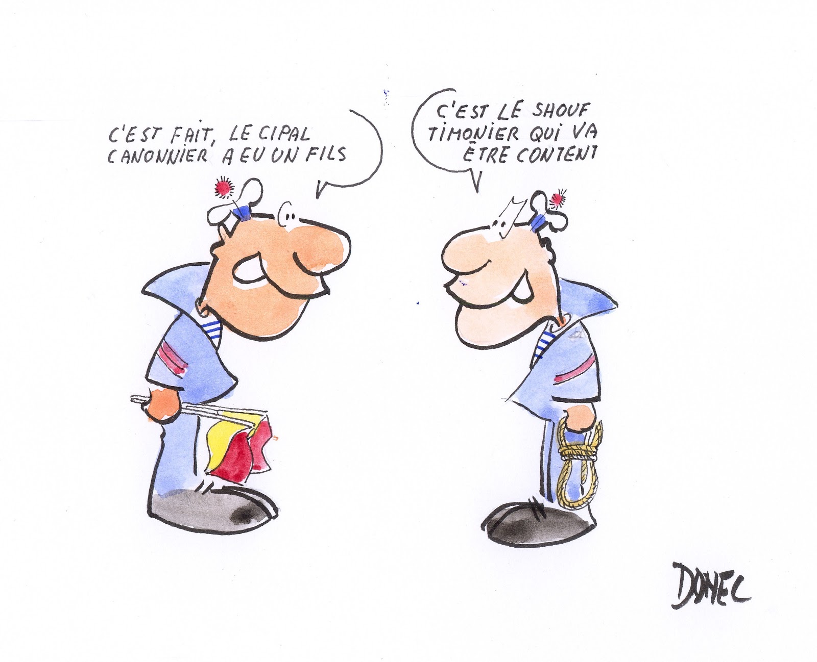 La Marcophilie Navale Envelopmer: Humour dans le carré par Donec