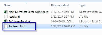How to open Jmeter jtl file in Excel example