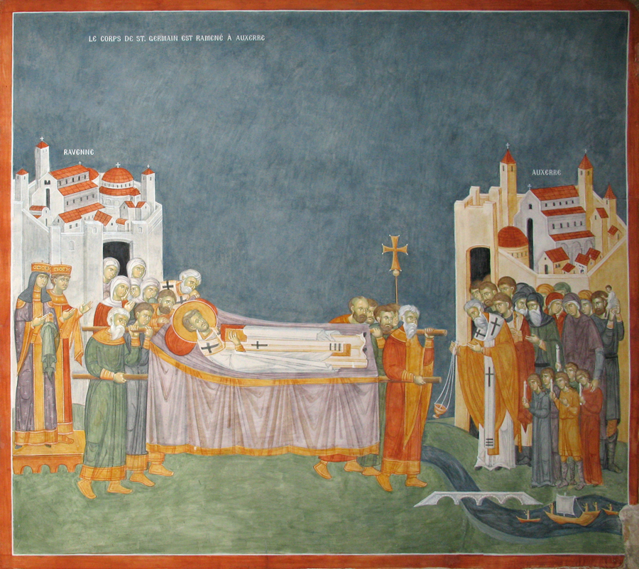 ORTHODOX CHRISTIANITY THEN AND NOW: Saint Germanus, Bishop of Auxerre ...