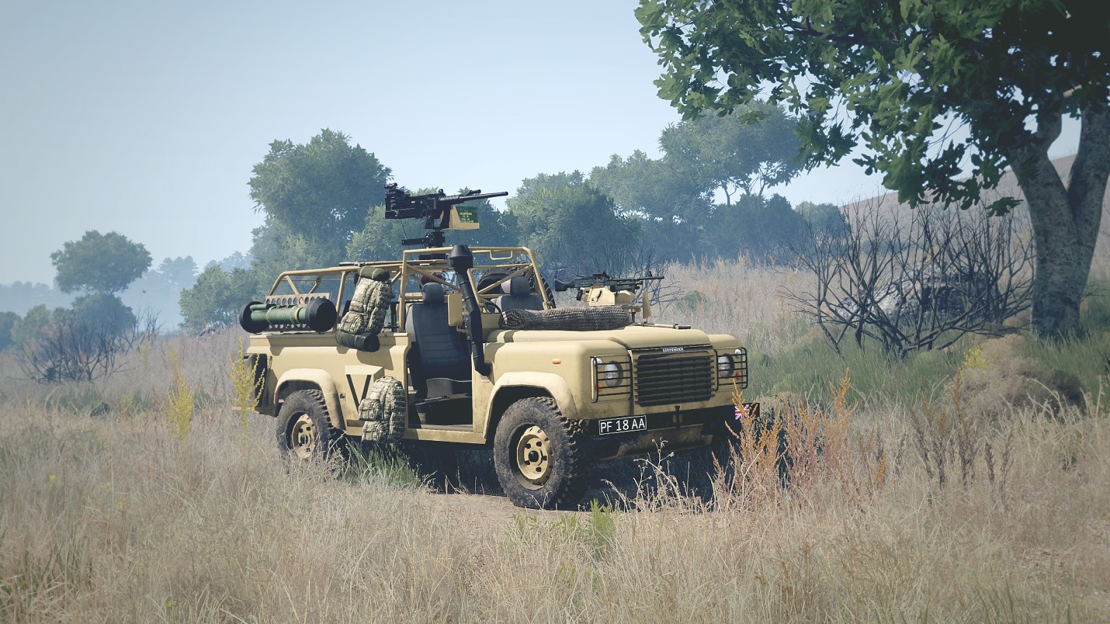 イギリス軍の車両を Arma 3 で再現する 3CB BAF Vehicles MOD | 弱者の日記^^ - Arma 3 MODとアドオン紹介