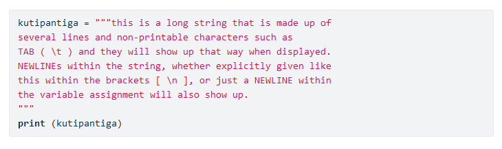 String Python | Belajar Pemrograman Python | Welcome to My Blog