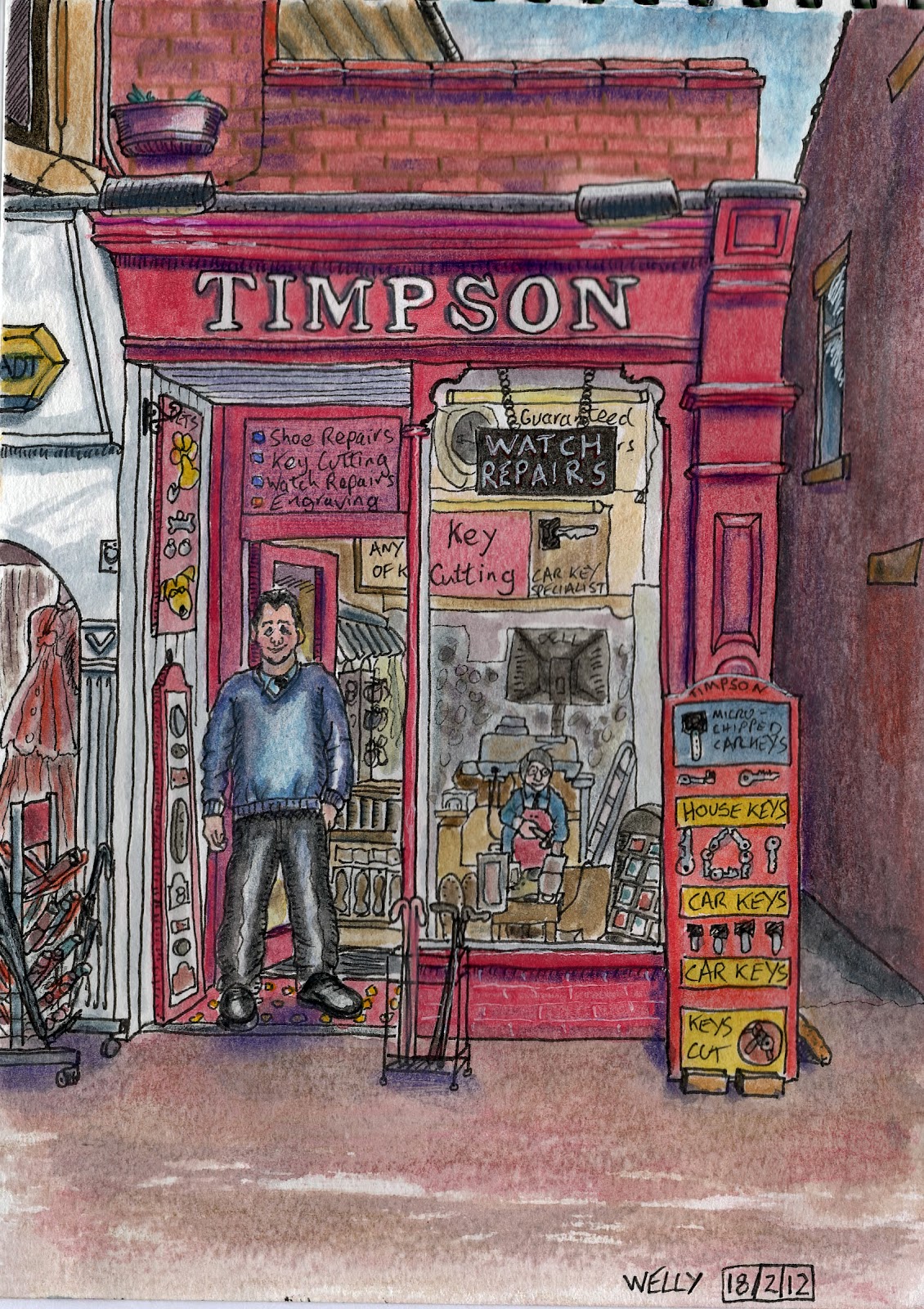 Welly's Urban Art: Timpson, Lytham