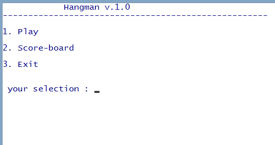 Hangman using C++