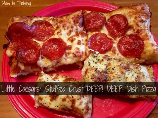 REVIEW: Little Caesars Premium Stuffed Crust DEEP! DEEP! Dish Pizza The ...