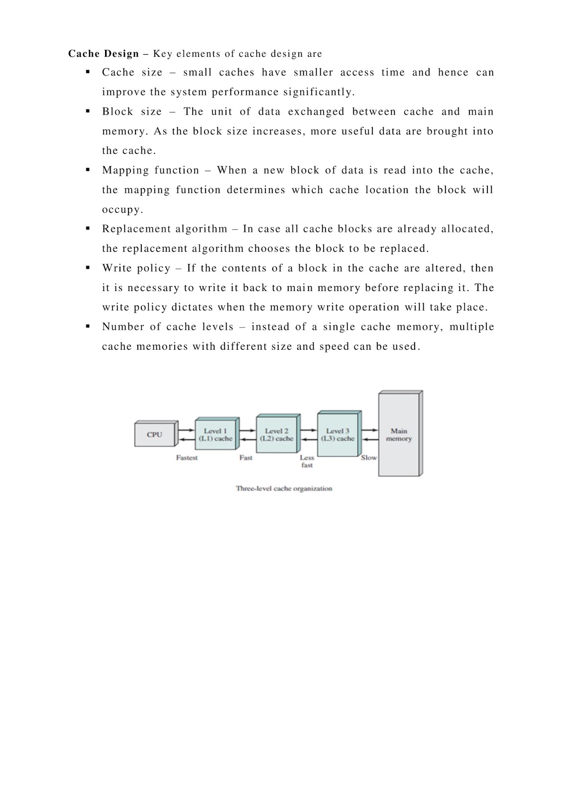 Dr R Anurekha: 3 Memory Hierarchy