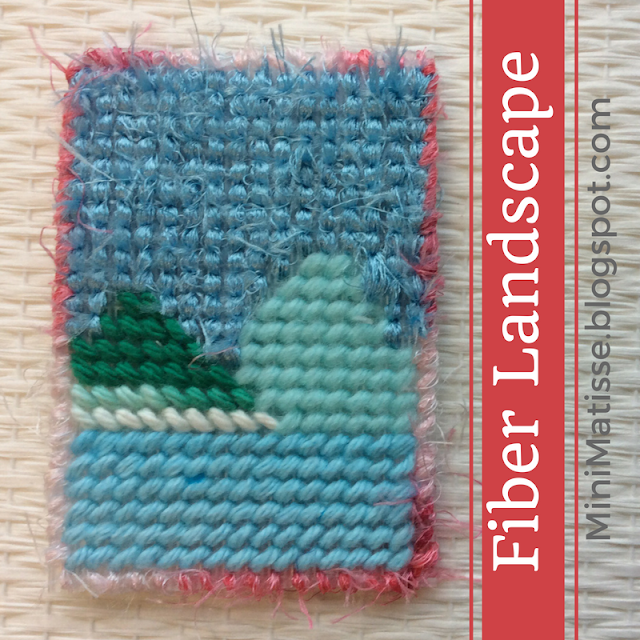 Mini Matisse: Fiber Landscape Artist Trading Card