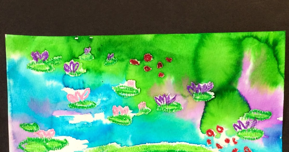 smART Class: Claude Monet's Garden 1st grade