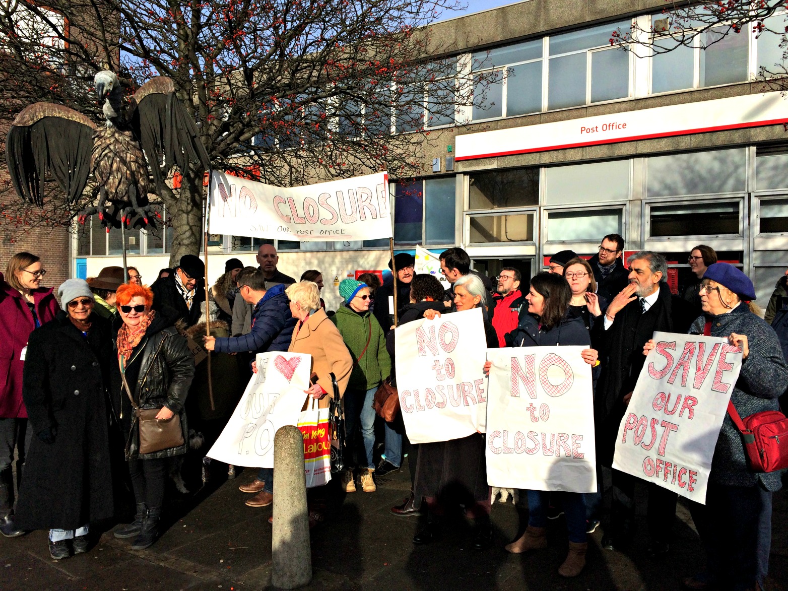Transpontine: 'You can't stamp us out' - Save New Cross post office protest